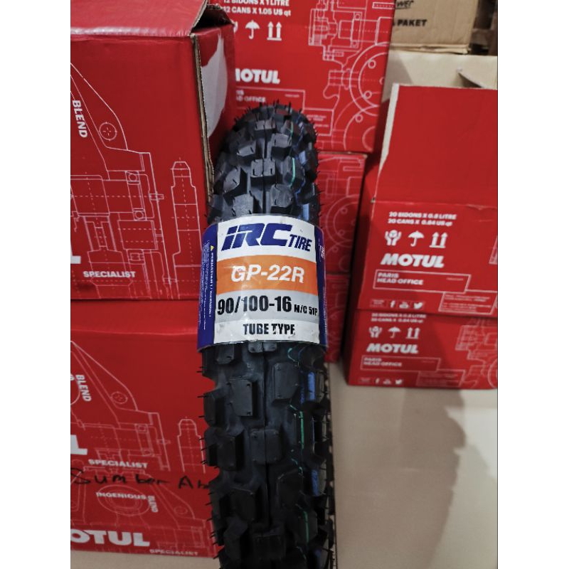 Jual ban luar IRC 90/100-16 GP 22 Tube Type Trail X cross & ban Tahu ...