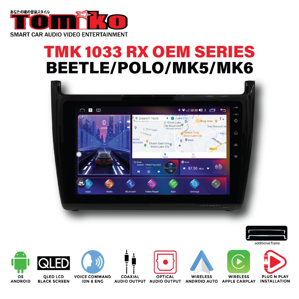 Jual Tomiko - headunit android tmk 1033 rx oem for Volkswagen | Shopee Indonesia