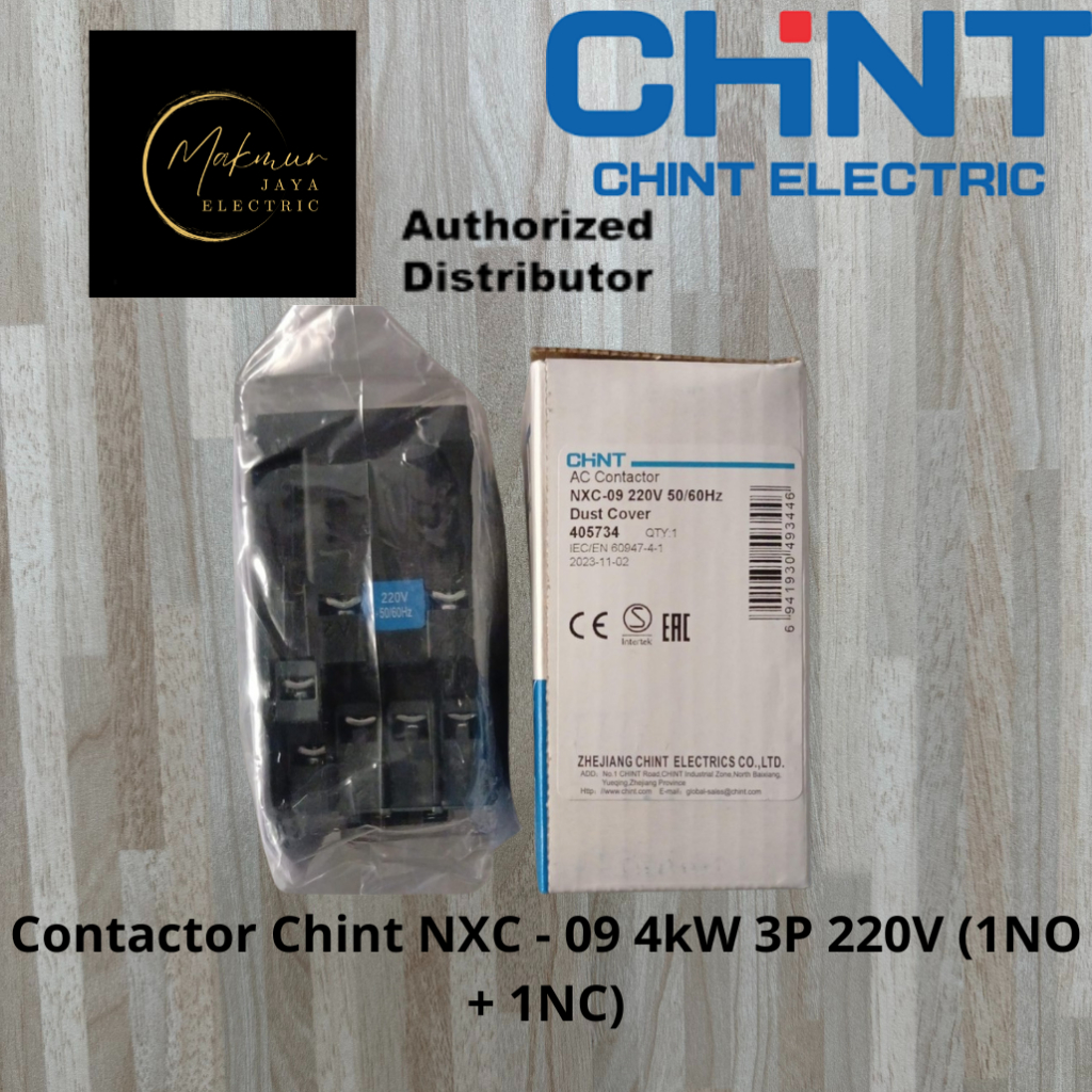 Jual Contactor CHINT NXC-09 220VAC | Kontaktor CHINT NXC09 220V AC – Magnetic Contactor | Shopee ...