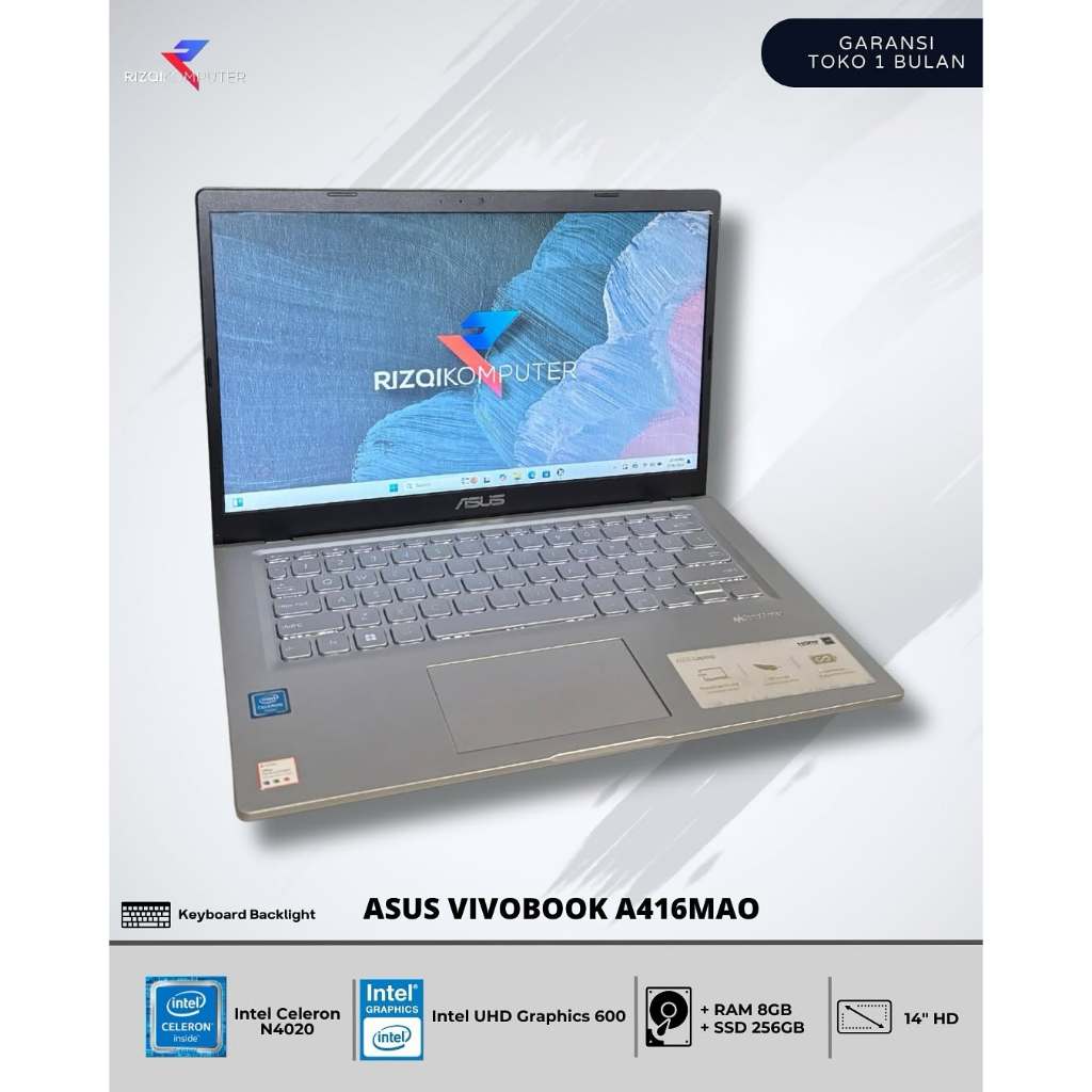 Jual Asus VivoBook A416MAO Intel Celeron N4020 Ram 8GB SSD 256GB ...