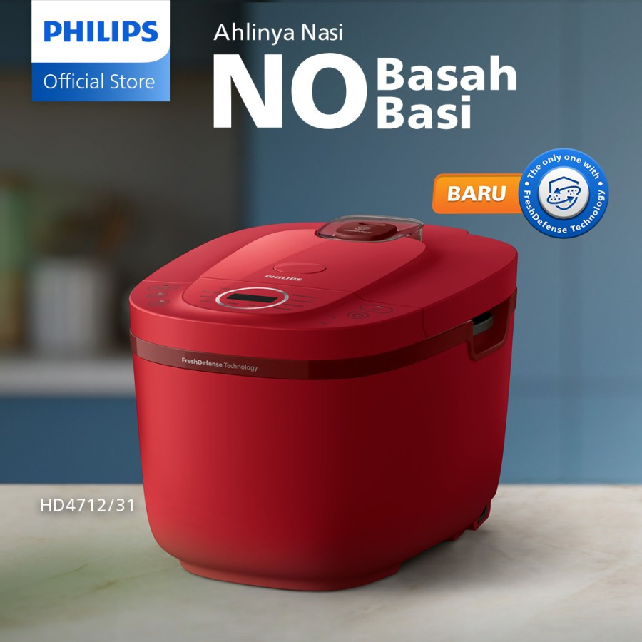 Jual Philips Penanak Nasi Digital Rice Cooker 3000 Series HD4712/31 ...