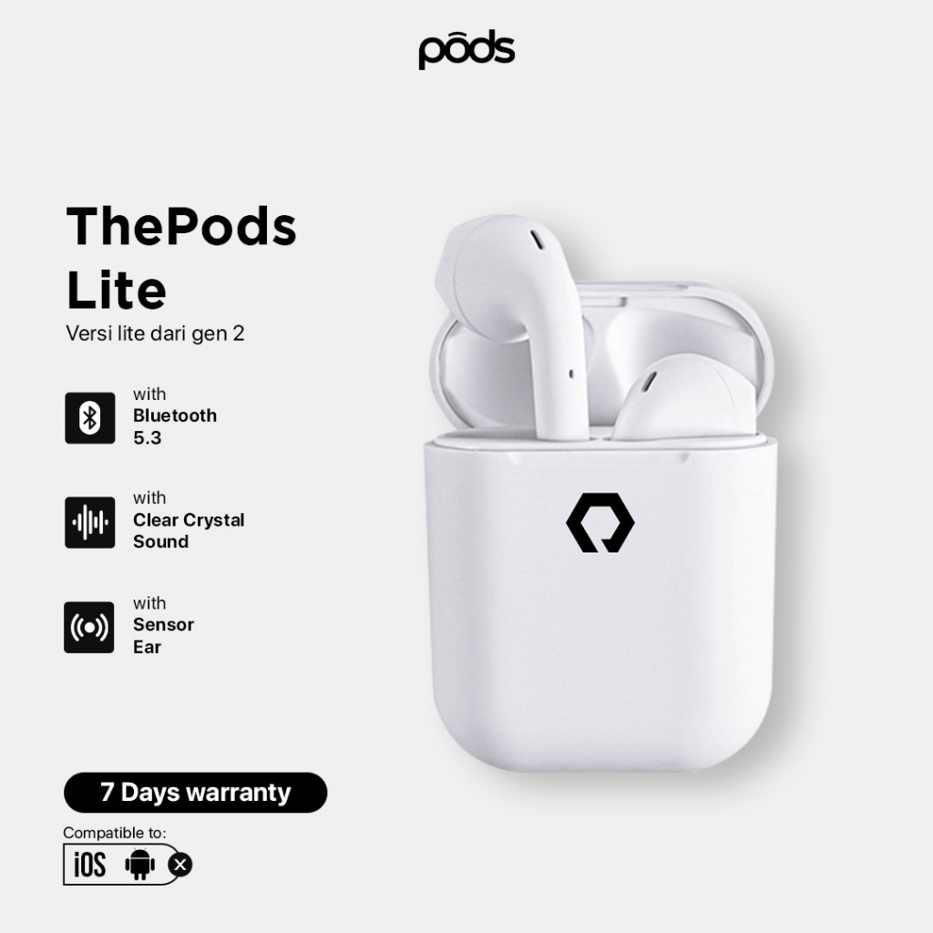 Jual ThePods Prime Lite 2026 TWS Bluetooth Earphone | Suara Jernih ...
