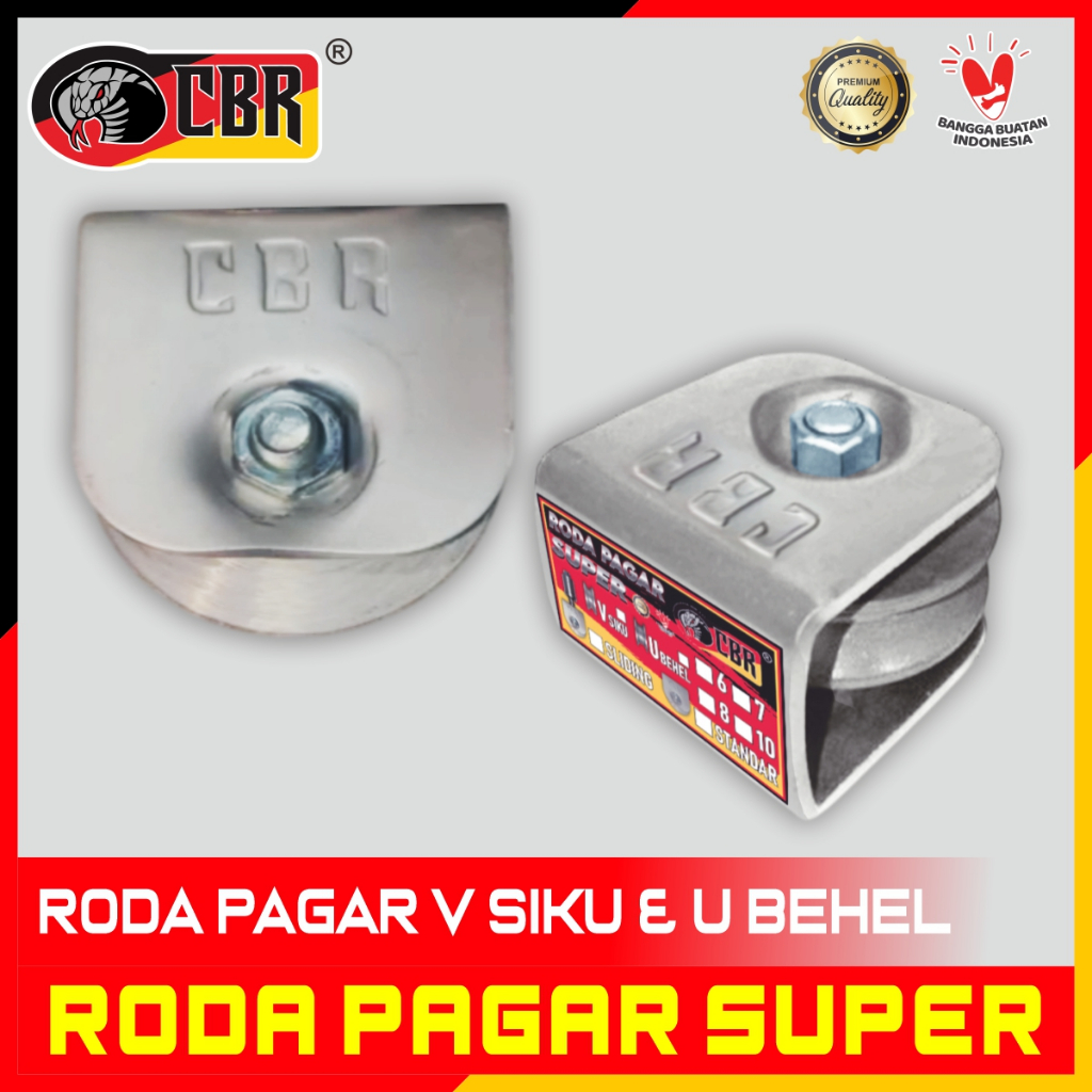 Jual CBR Roda Pagar Super Desain V Siku & U Behel – Kuat, Tahan Lama ...