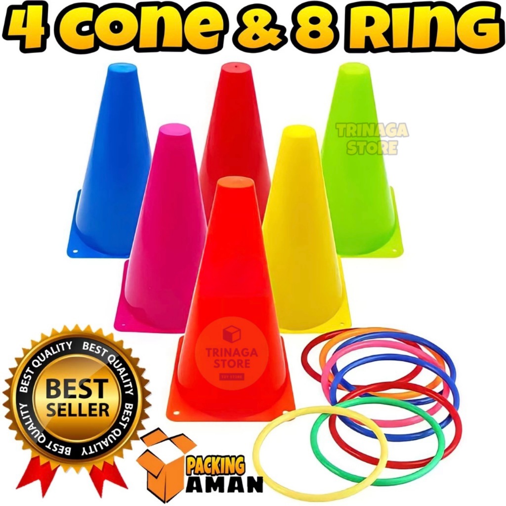 Jual ( BISA COD ) PROMO Mainan Anak BIG Cone Kerucut Plus Ring / Mainan ...