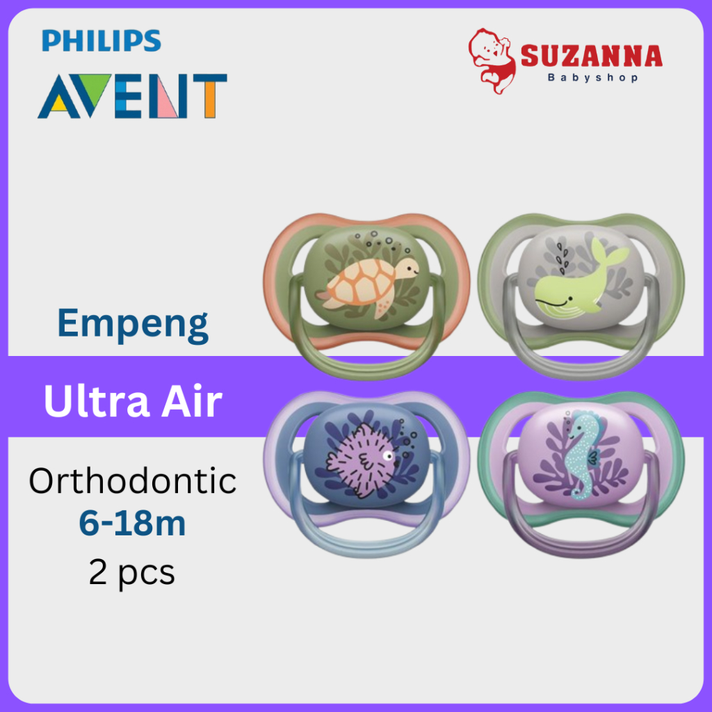 Jual Philips Avent Pacifier Ultra Air - Soother Air 6-18m / Empeng Bayi ...