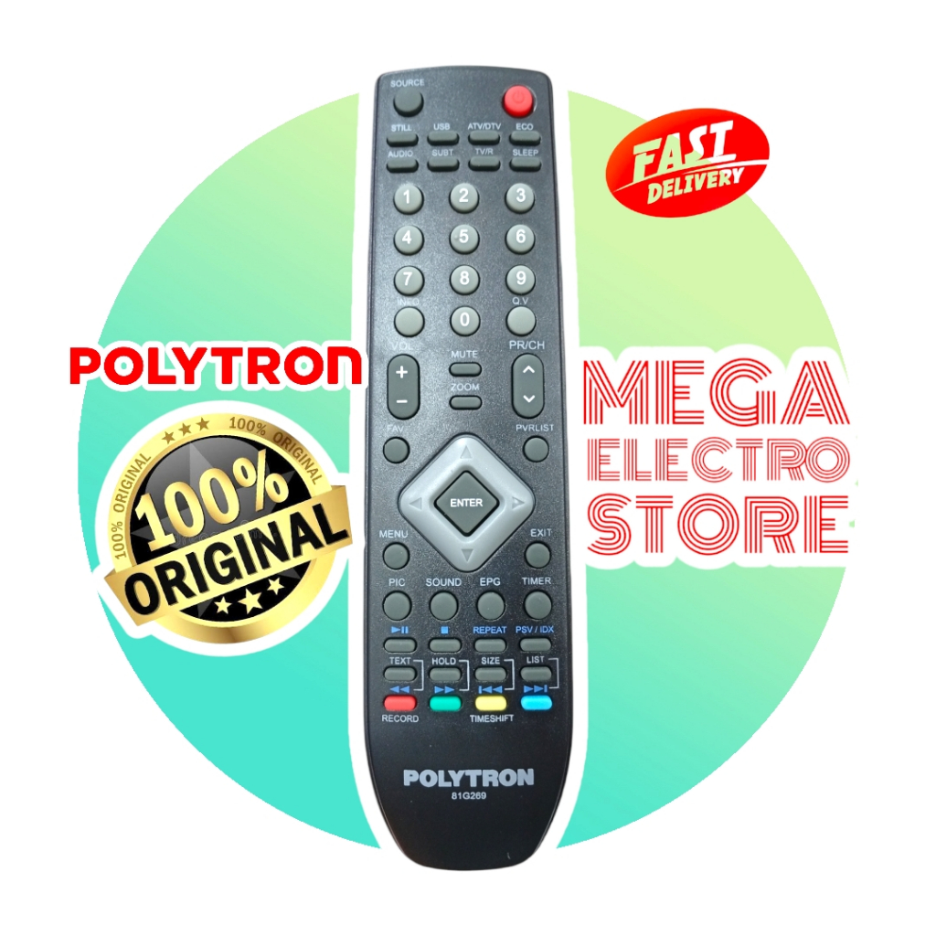 Jual Remote TV POLYTRON LED Original | Shopee Indonesia