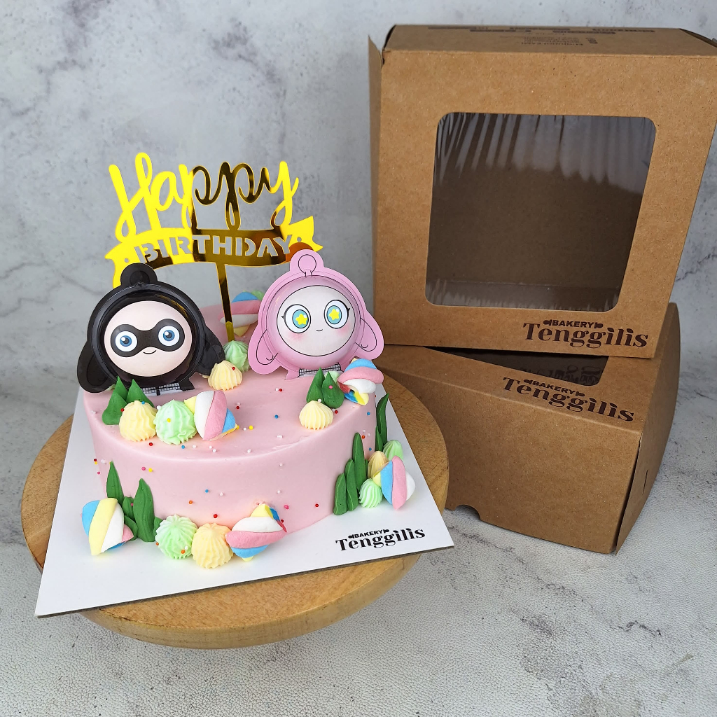 Jual SURABAYA SAJA [FREE TOPPER] Lala Bubu Kue Tart Anak Labubu ...