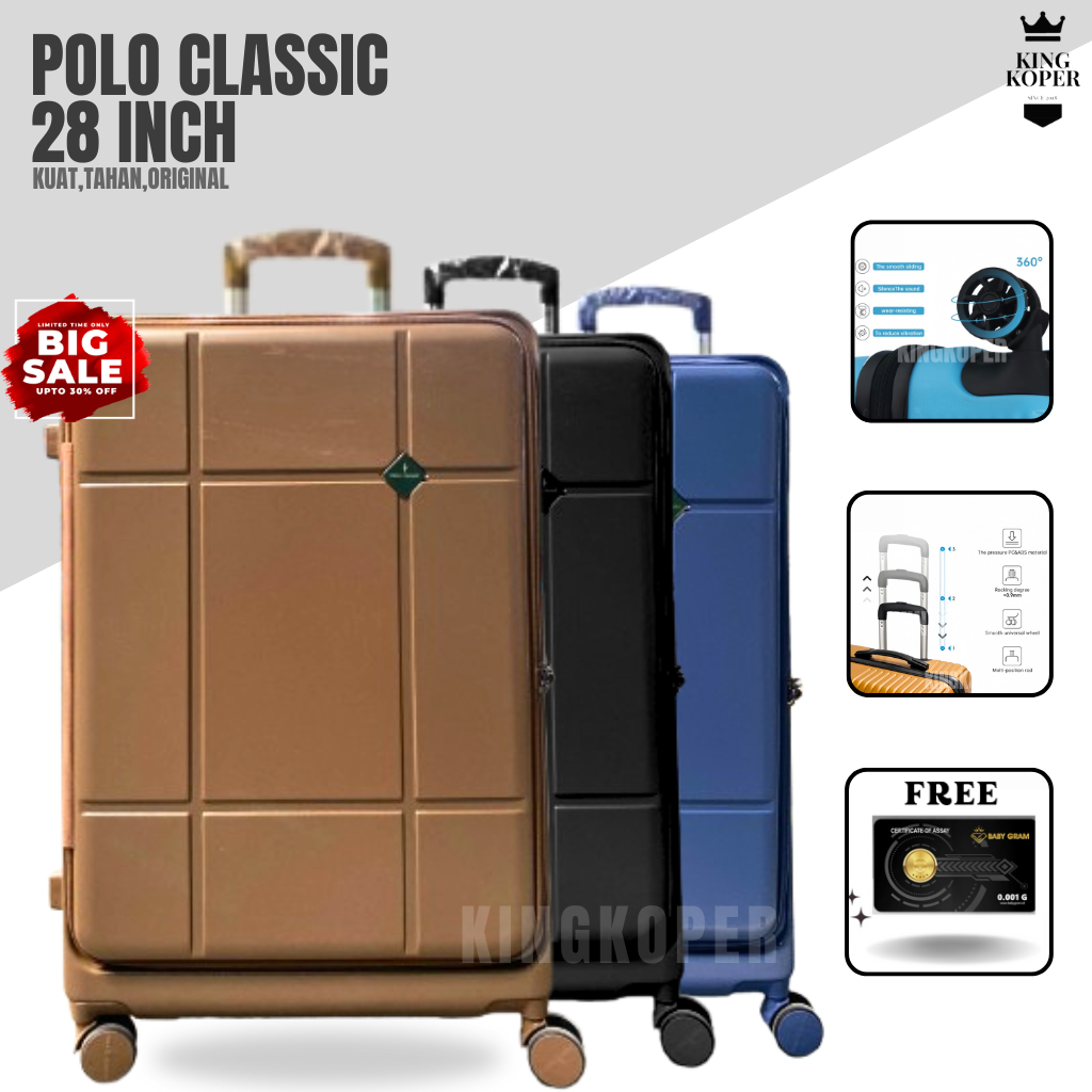 Jual Koper Polo Classic 28 inch koper import - koper besar - ukuran ...