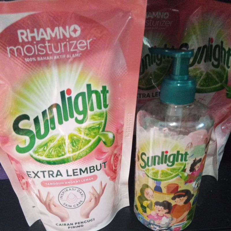 Jual Sunlight extra lembut free botol cantik | Shopee Indonesia