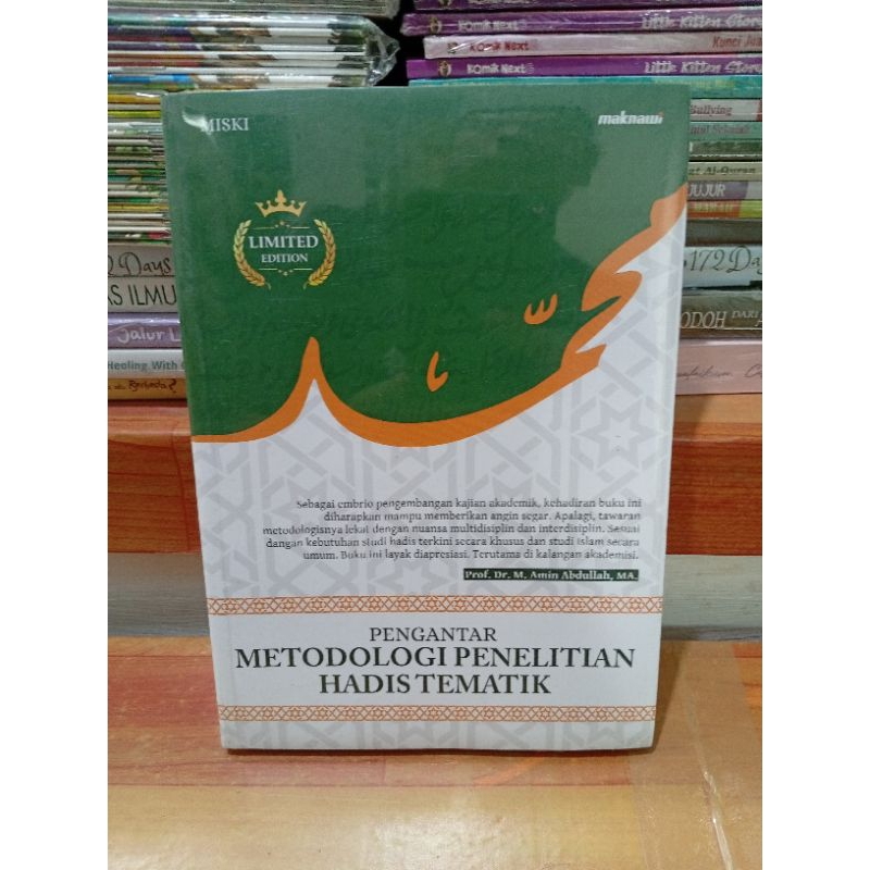 Jual BUKU ORIGINAL PENGANTAR METODOLOGI PENELITIAN HADIS TEMATIK penulis MISKI | Shopee Indonesia