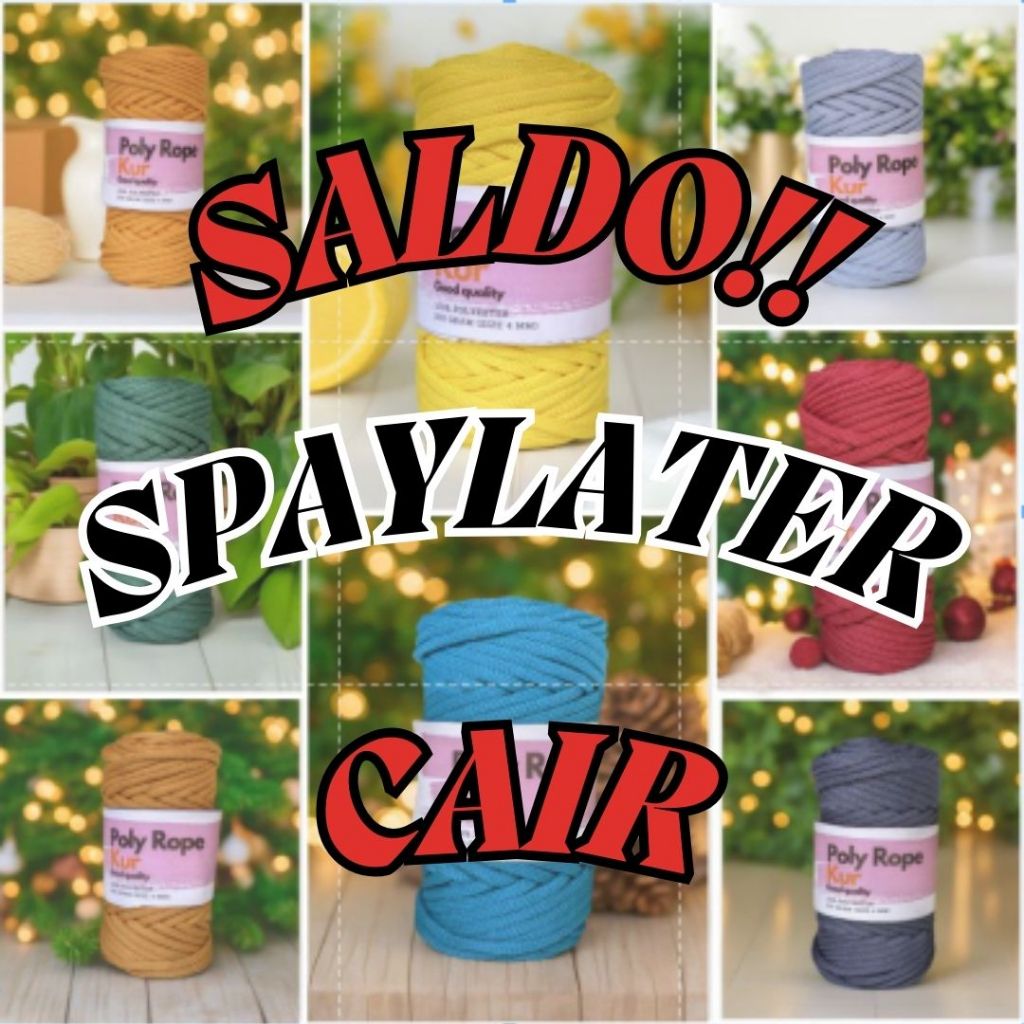 Jual Benang Rajut Poly Rope kur | Shopee Indonesia