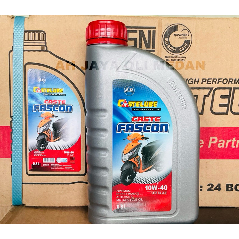 Jual CASTELUBE Fascon 10w40 800ML ORIGINAL | Shopee Indonesia