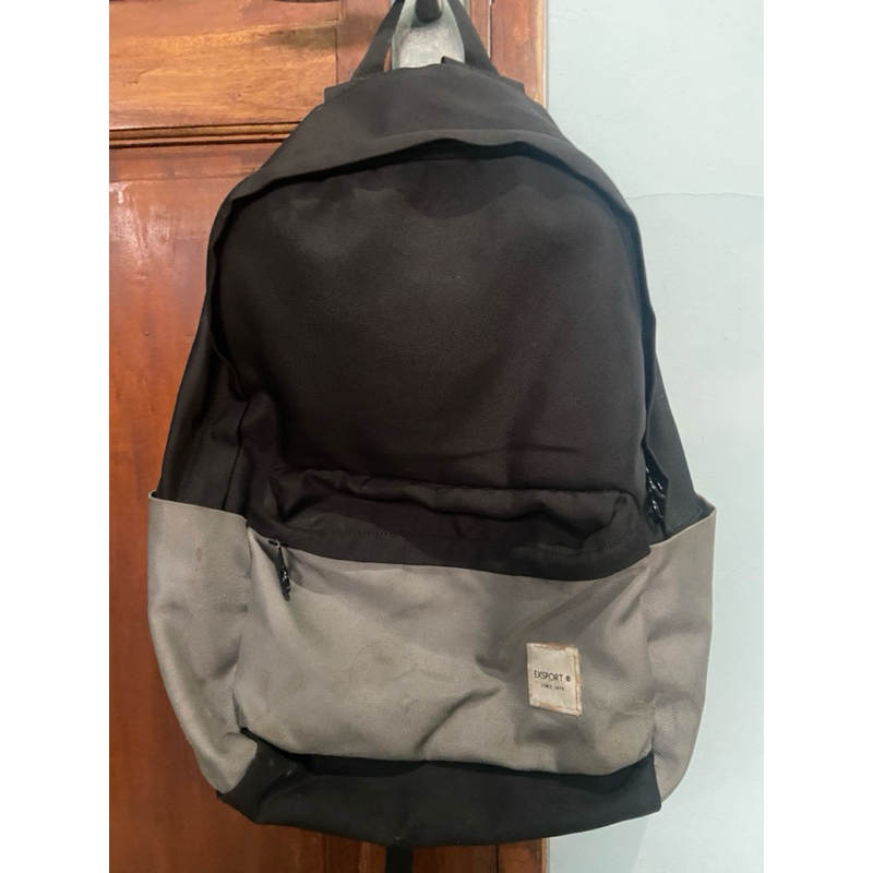 Jual [PRELOVED] Tas Exsport Hitam Abu | Shopee Indonesia