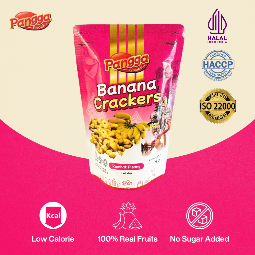 Jual Pangga Snack - Cemilan Sehat Keripik Buah Pisang 78 Gram | Shopee Indonesia