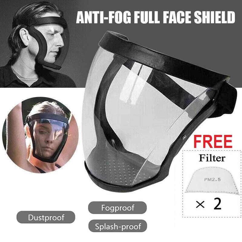 Jual ORI MASKER Anti Virus Debu Warna Clear Bening Masker Pelindung ...