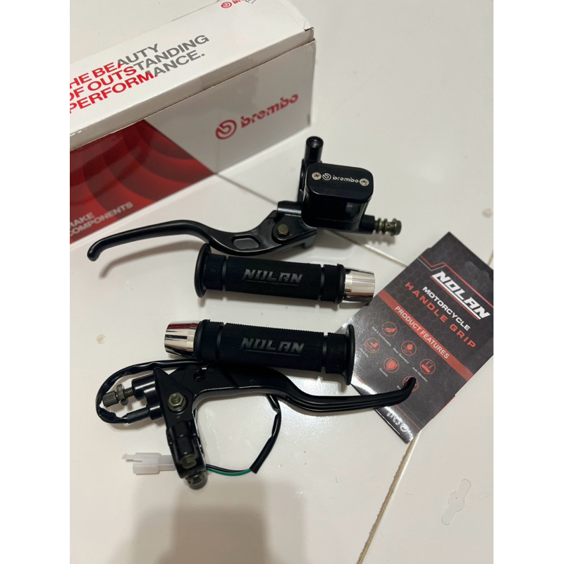 Jual MASTER REM TABUNG KOTAK + HANDGRIP NOLAN ORI SBJ159 + JALU PCX CNC ...