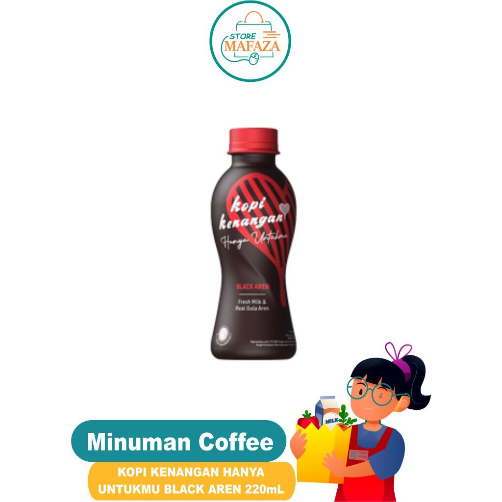 Jual KOPI KENANGAN HANYA UNTUKMU COFFEE DRINK BLACK AREN BTL 220mL ...