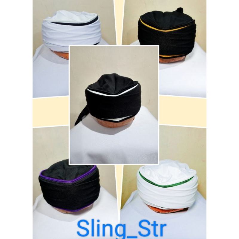 Jual Peci imamah santri /sorban instan permanen siap pakai | Shopee ...