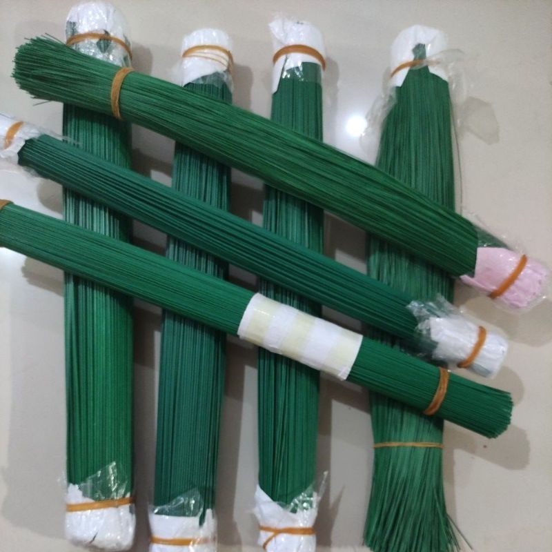 Jual Kawat Tangkai Bunga / Kawat Florist No.16, 18, 20, 22, 24 | Shopee ...