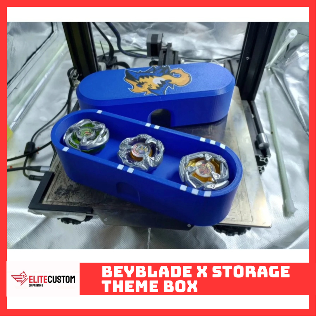 Jual Beyblade X Storage Theme Box Beystorage Beyblade X Display Case ...