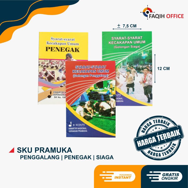 Jual Buku SKU Pramuka penggalang siaga penegak / SKU pramuka | Shopee ...