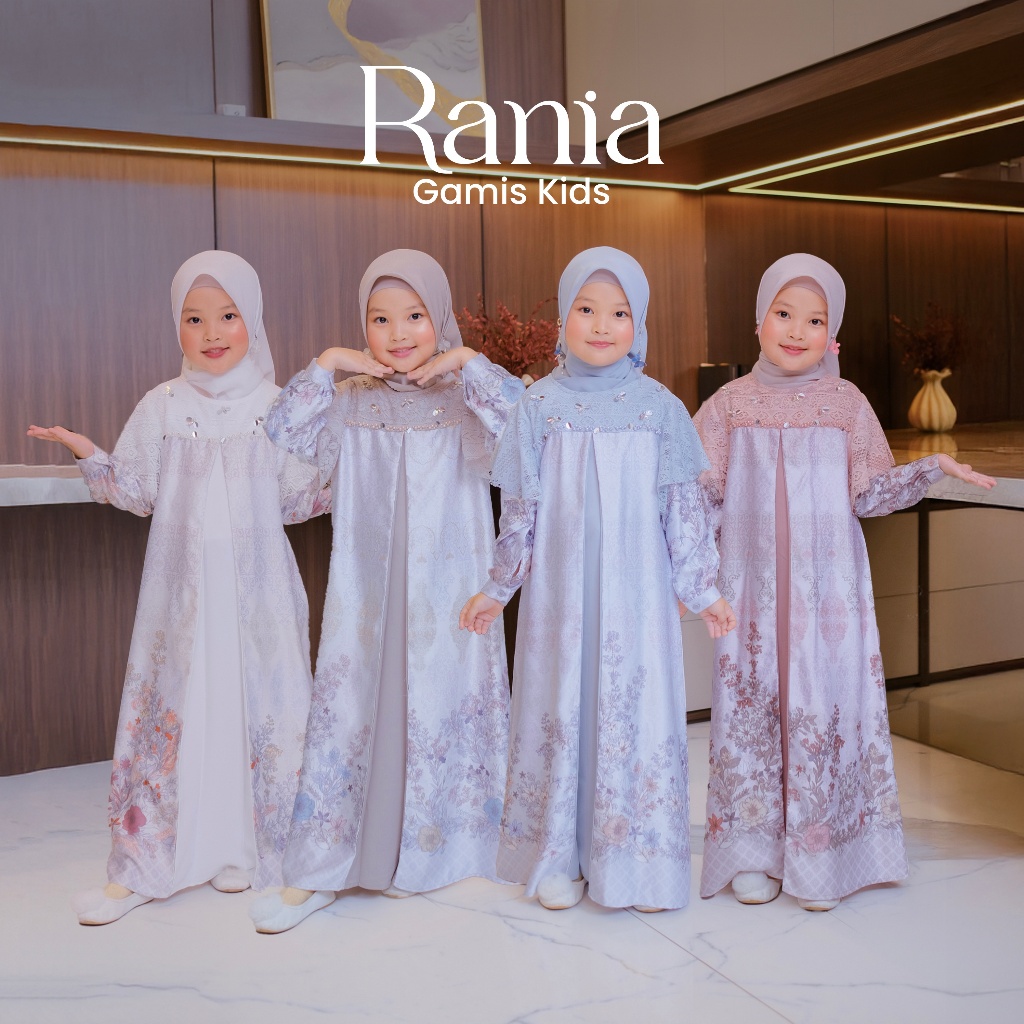 Jual Rania Gamis Anak Payet Premium Umur 1-8 Tahun Couple Sarimbit ...