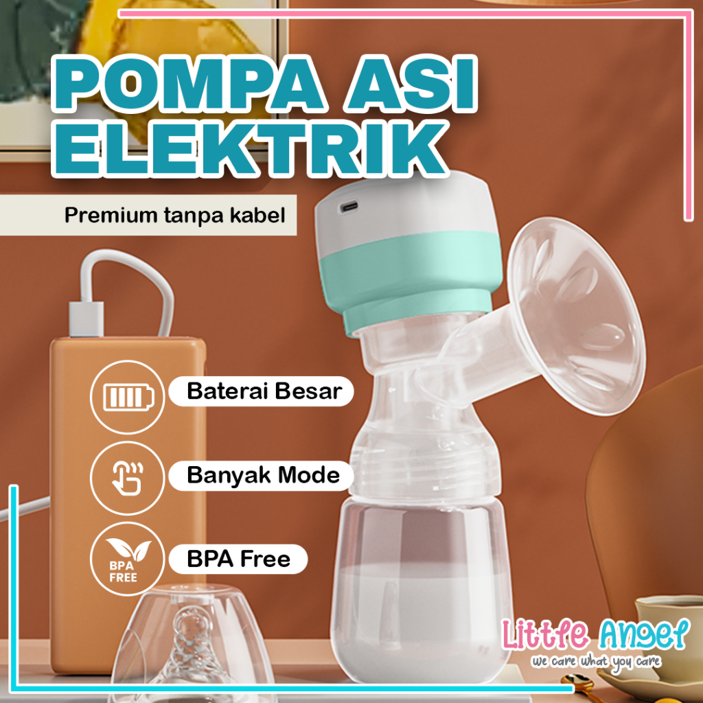 Jual Best Seller POMPA ASI ELEKTRIK Tanpa Kabel BREAST PUMP ELECTRIC ...