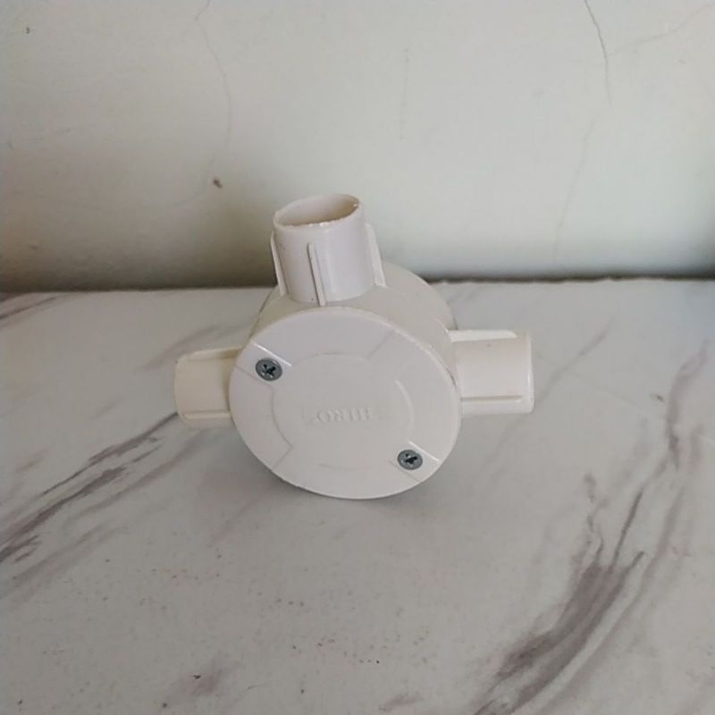 Jual T Dus Listrik Cabang 3 Putih 20mm | Shopee Indonesia