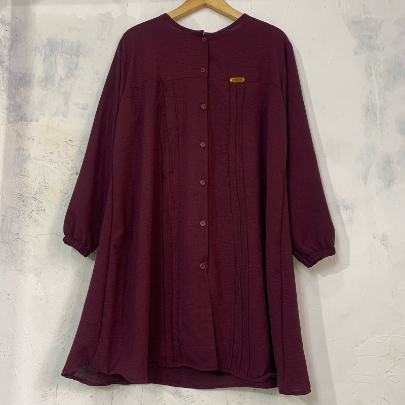 Jual Tunik Jumbo Murah Terbaru 2025 Burgundy | Shopee Indonesia