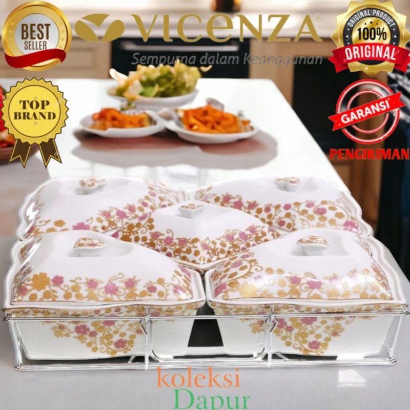 Jual Prasmanan Vicenza B786 Lolli, wadah saji makanan berfungsi baik ...