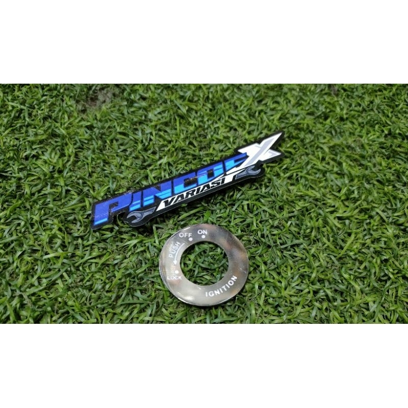 Jual emblem cover kunci kontak yamaha mio sporty dan mio soul stainless ...