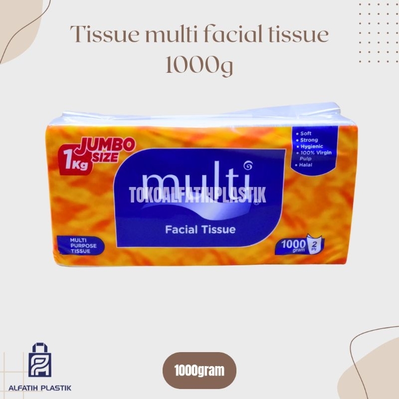 Jual tissue multi facial tisu 1000gram serbaguna isi 1kg | Shopee Indonesia