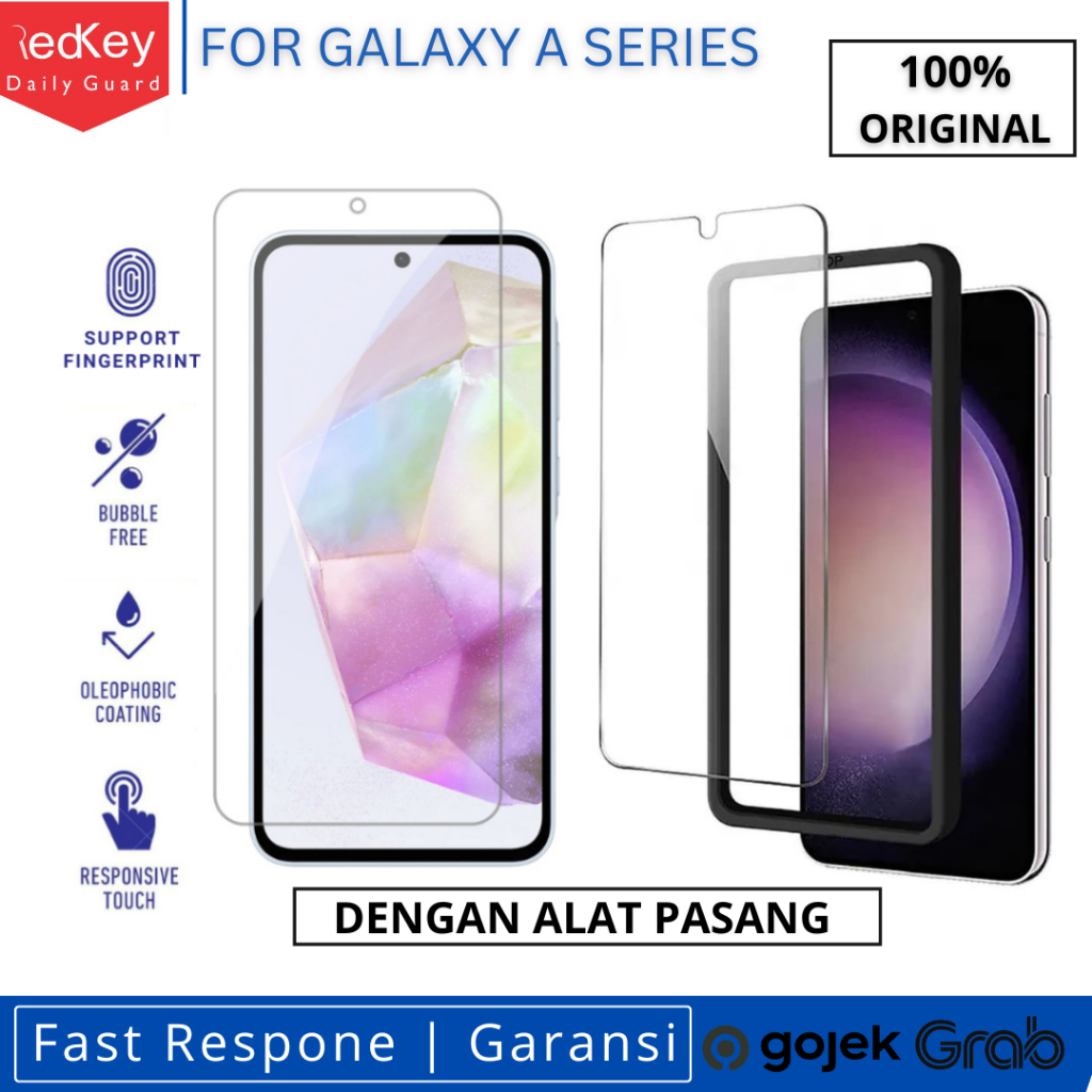Jual Redkey Tempered Glass Samsung Galaxy A16 A26 A36 A56 5G Clear Premium Anti Gores Layar ...