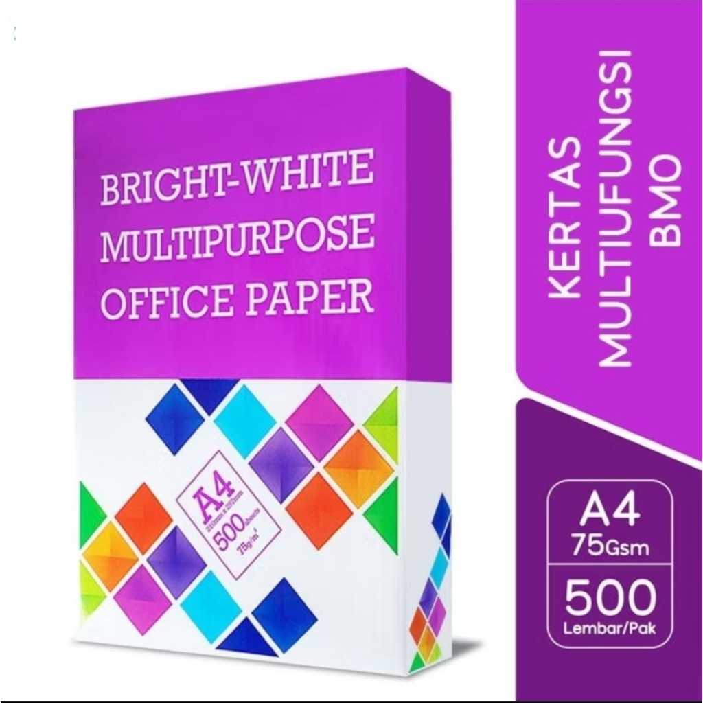 Jual BMO OFFICE PAPER HVS KERTAS HVS A4 / KERTAS HVS A4 KERTAS HVS 75 ...