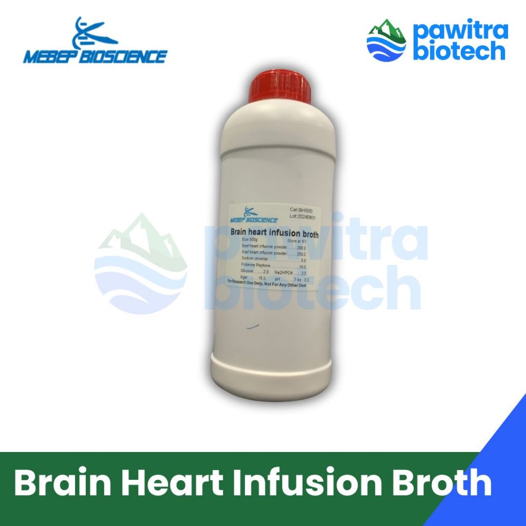 Jual Media BHI Brain Heart Infusion Broth Mikrobiologi Ecer Pro Analis ...