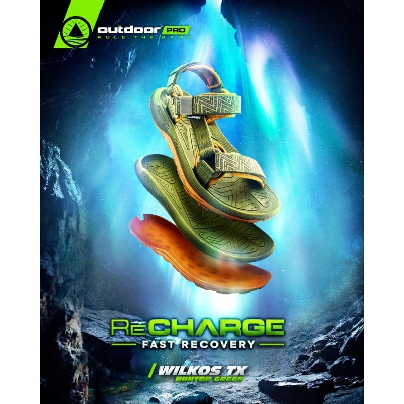Jual OUTDOOR PRO WILKOS TX SANDAL "RECHARGE" GUNUNG PRIA | Shopee Indonesia
