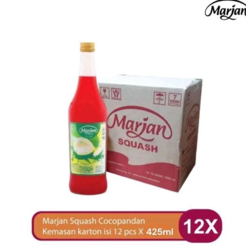 Jual Marjan squash 425ml 1 dus isi 12 pcs | Shopee Indonesia
