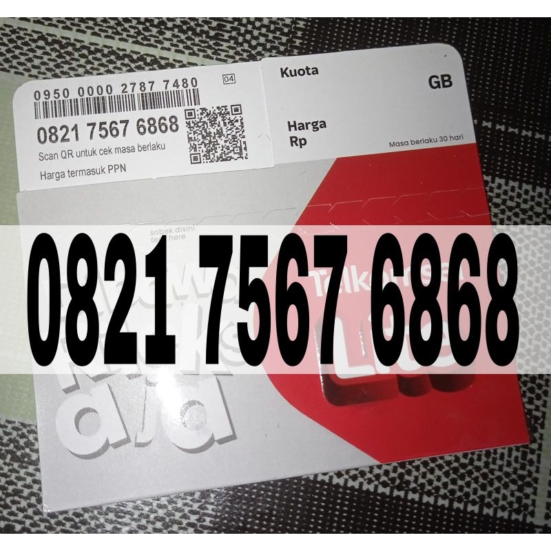 Jual Nomor cantik kartu Telkomsel angka Rapi Hoki 6868 Nomor cantik ...