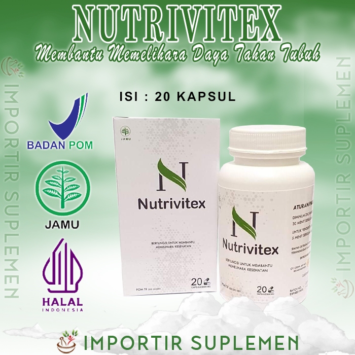 Jual Obat Parasit Tubuh NUTRIVITEX Original Asli Multivitamin Daya ...
