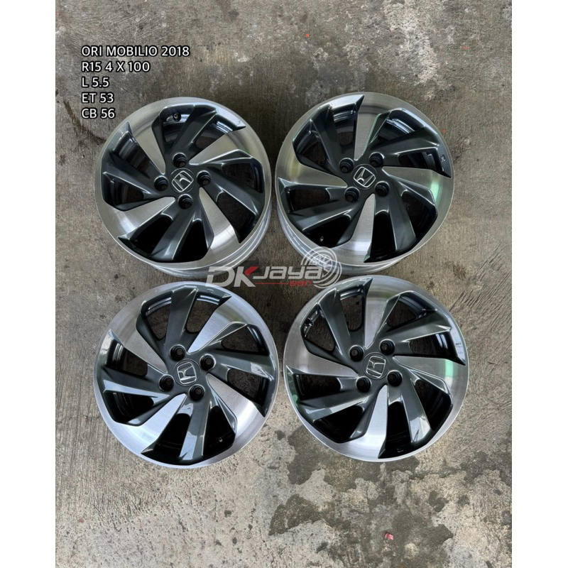 Jual VELG ORI MOBILIO 2018 R15 4x100 (HARGA UNTUK 4PCS VELG) | Shopee Indonesia