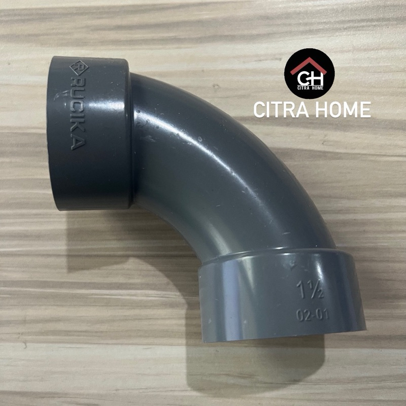 Jual Rucika Large Radius Elbow PVC (D-LL) 1.1/2” | Shopee Indonesia