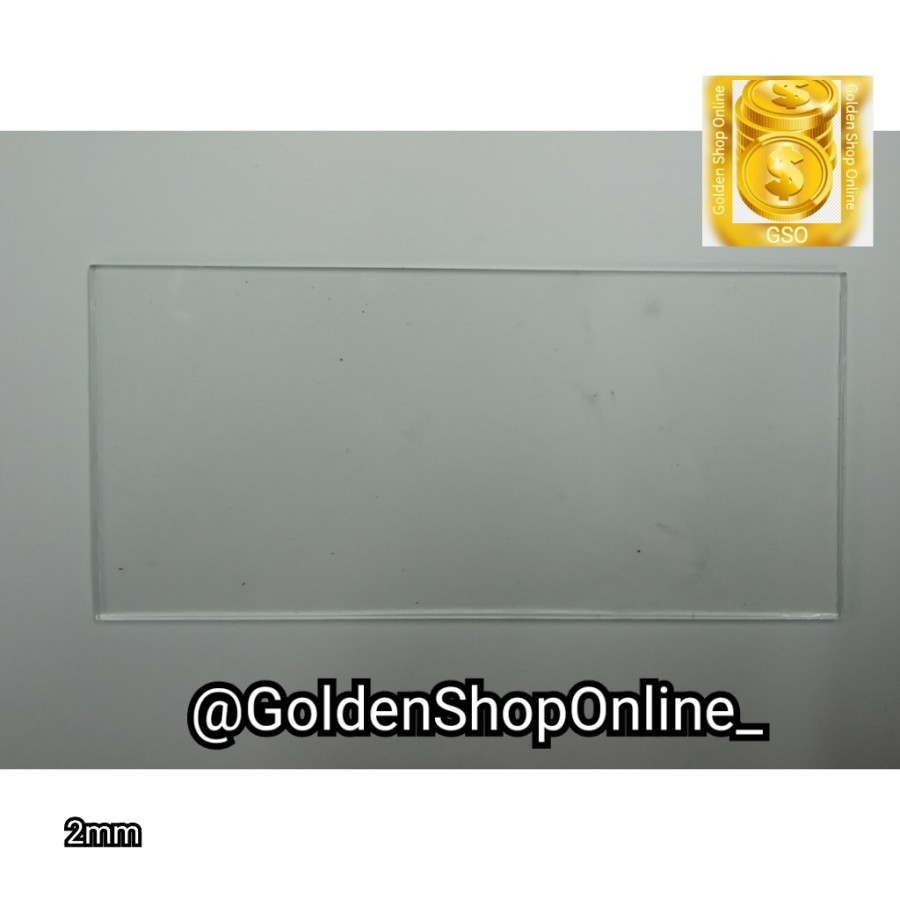 Jual Kaca Las Bening 10,5cm x 5 cm x 2mm | Shopee Indonesia