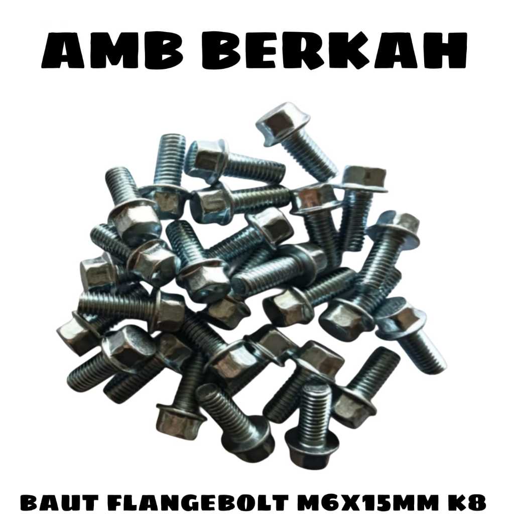Jual BAUT LOCK MESIN/BAUT BLOCK CVT M6X15 KUNCI 8 ( ISI 25 PCS ...