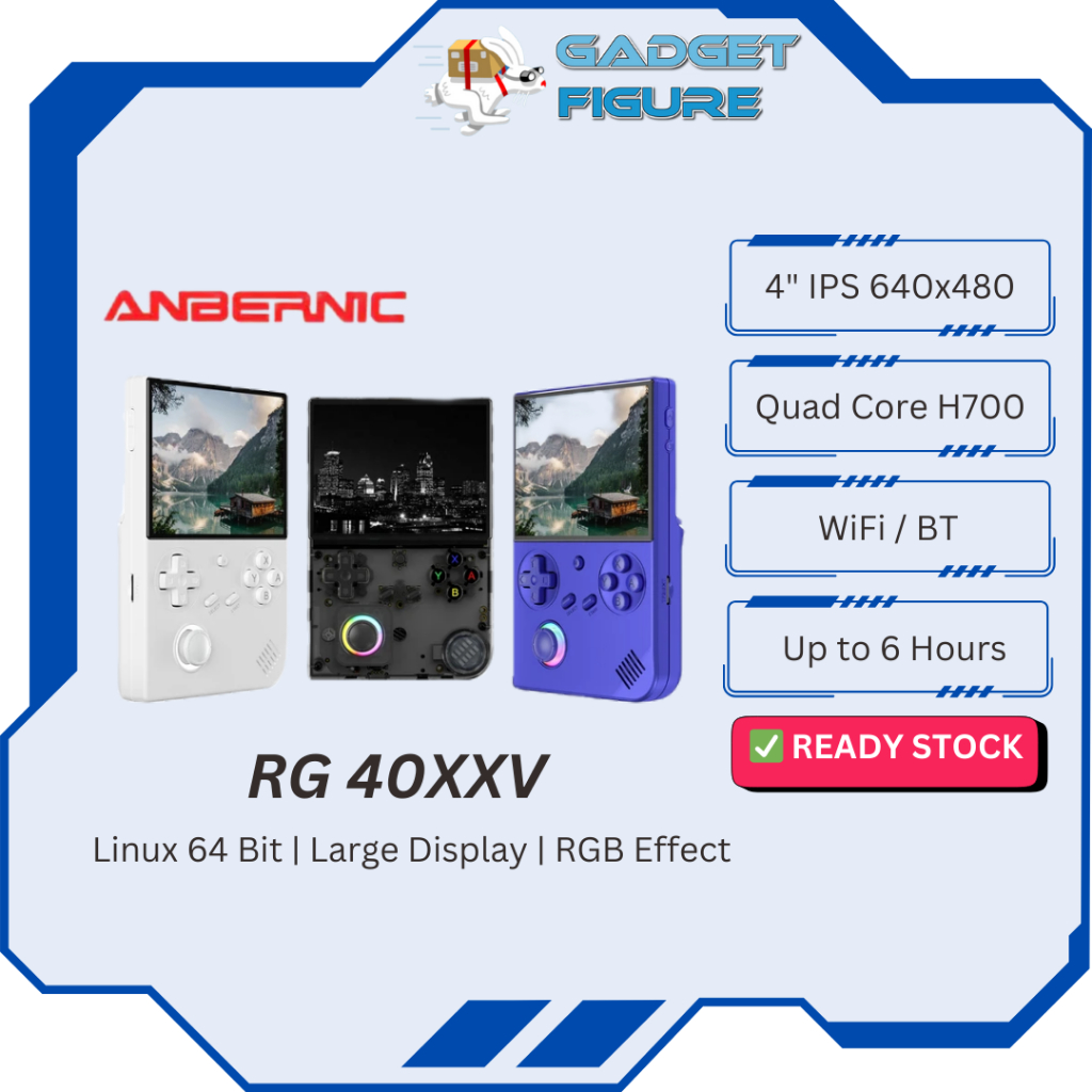 Jual ANBERNIC RG40XXV RG40XX V Portable Retro Handheld Console Game ...