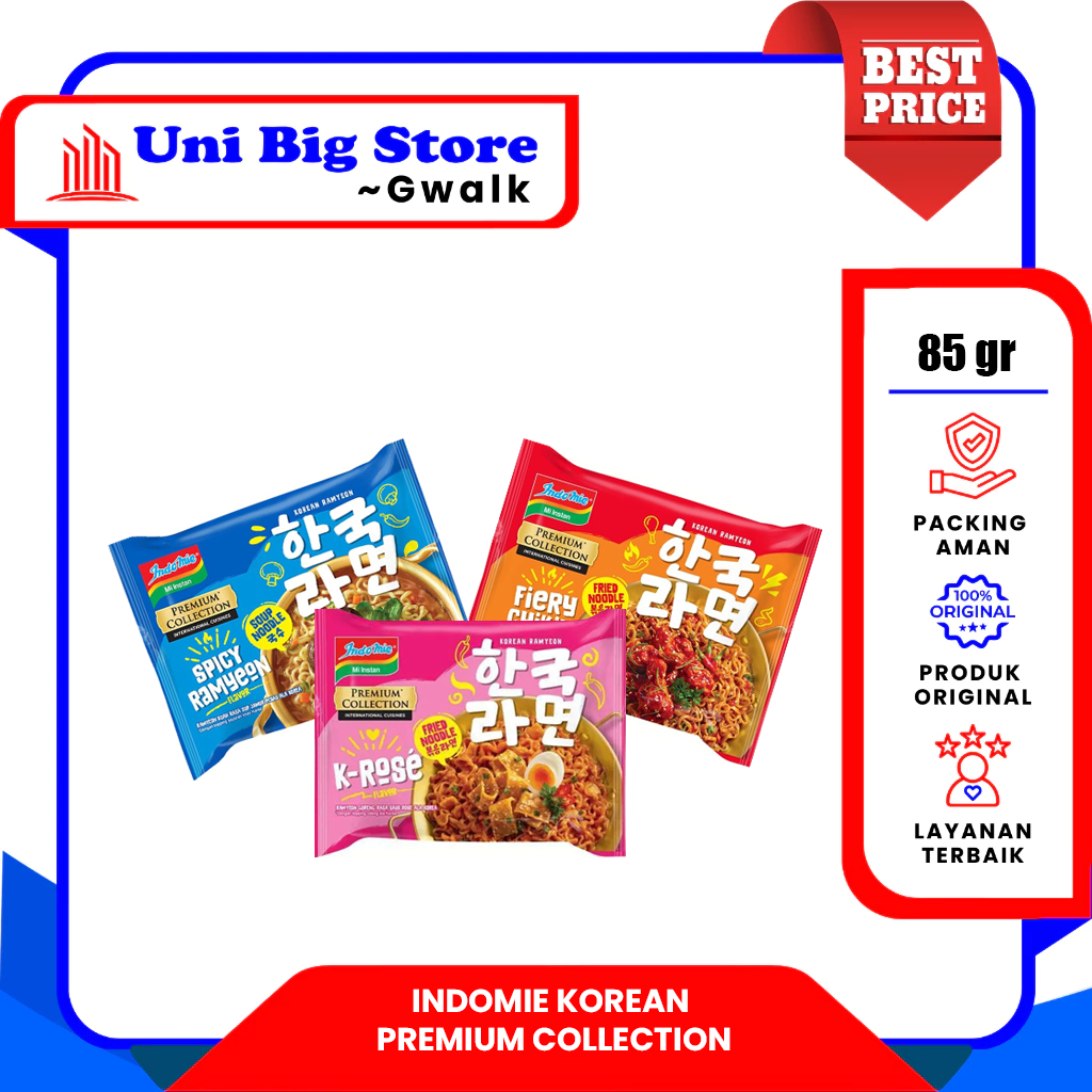 Jual INDOMIE KOREAN NOODLE FIERY CHICKEN - KROSE - SPICY RAMYEON - 85 gr | Shopee Indonesia