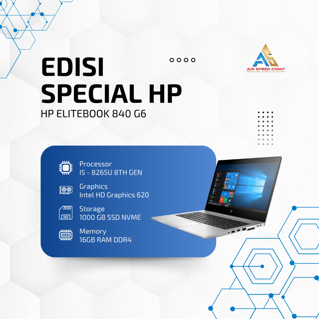 Jual HP ELITEBOOK 840 G6 I5 - 8265 8TH GEN / 16GB RAM DDR4 / 1TB SSD ...