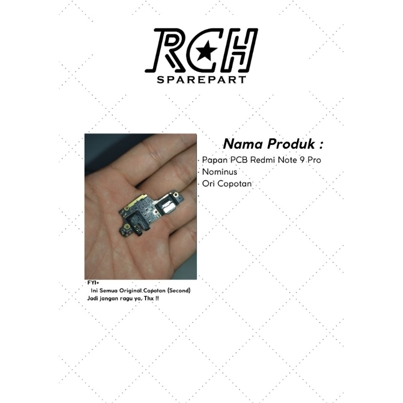 Jual Papan PCB Redmi Note 9 Pro Ori Copotan | Shopee Indonesia