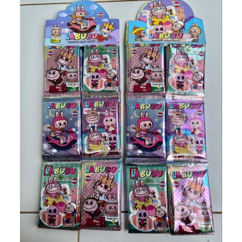 Jual 36 PAK KARTU FOIL LABUBU KARTU FOIL CARD 96 PCS KARTU MAINAN ...