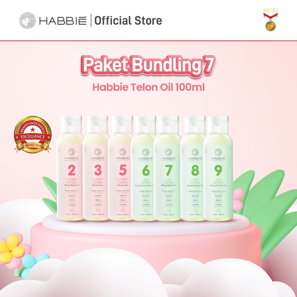 Jual Habbie Paket Bundling 7 Minyak Telon 100ml | Shopee Indonesia