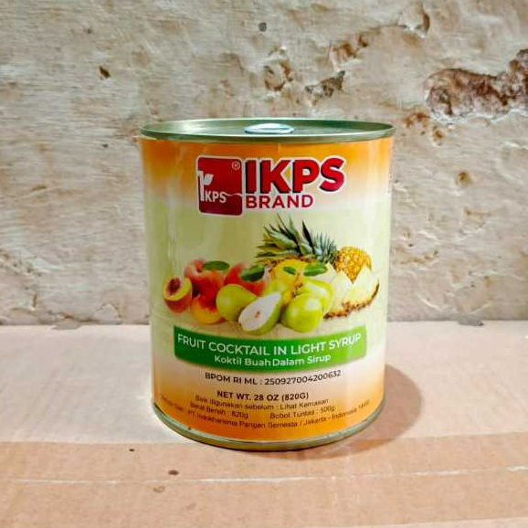 Jual IKPS BRAND FRUIT COCKTAIL IN LIGHT SYRUP 820GR ( KOKTIL BUAH DALAM ...